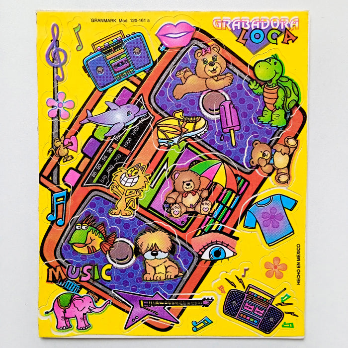 GATOSHOP ★ GRABADORA LOCA STICKERS