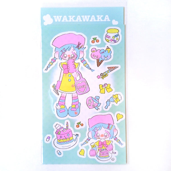 GATOSHOP ★ SWEET GIRL STICKERS ★ GREEN
